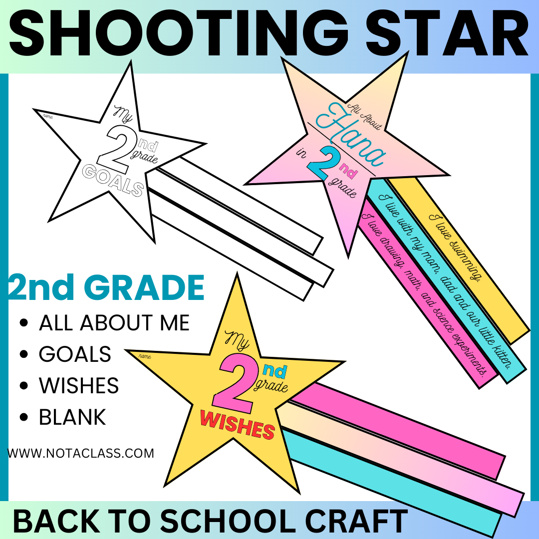 Welcome Back to School with a Fun Shooting Star Craft! – NOT A CLASS, LLC